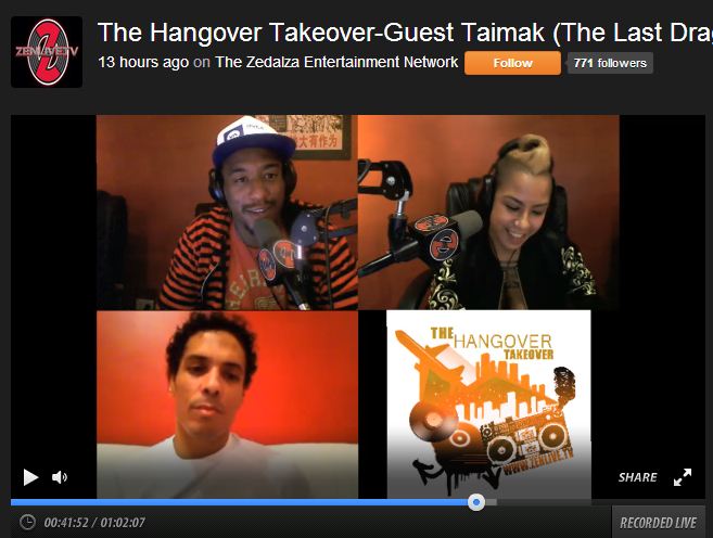 Taimak Guarriello Live Interview December 2013 on The Hangover Takeover ...