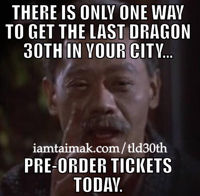 Heart to Heart: A Letter from Taimak to The Fans | The Last Dragon Tribute